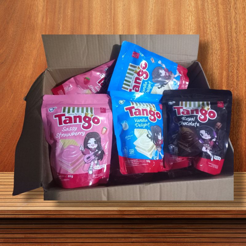 Jual New Tango Wafer Pouch 99gr Spesial JKT48 | Shopee Indonesia