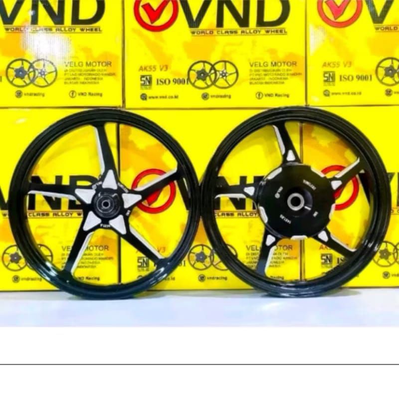 Jual VELG VND AK 55 V3 BEAT/SCOPPY/GENIO/VARIO 110/VARIO 125/150 VND AK 55 V3 RING 14-160 14-185 ...