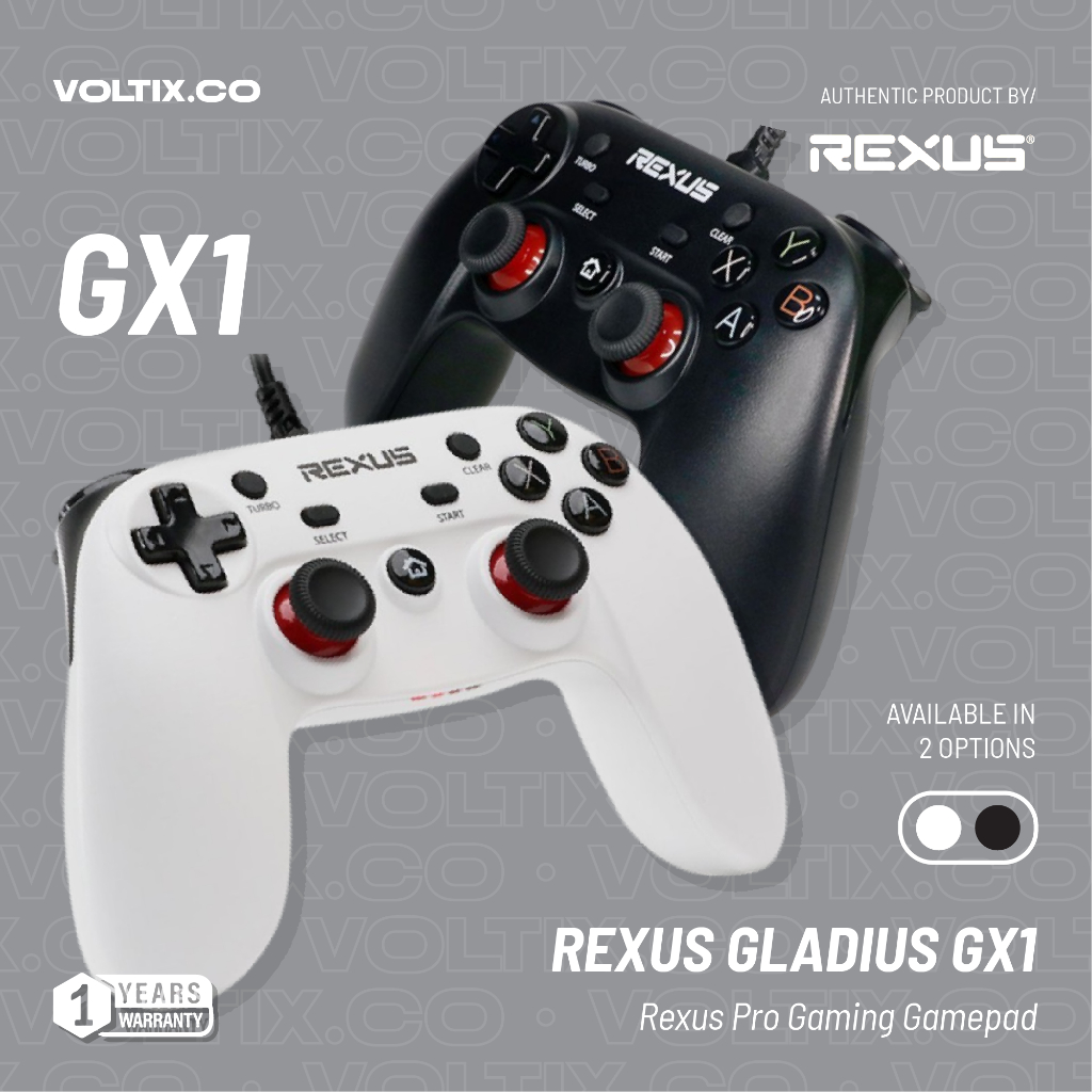 Jual Rexus GX1 Gladius Joystick Pro Gaming Garansi Resmi | Shopee Indonesia