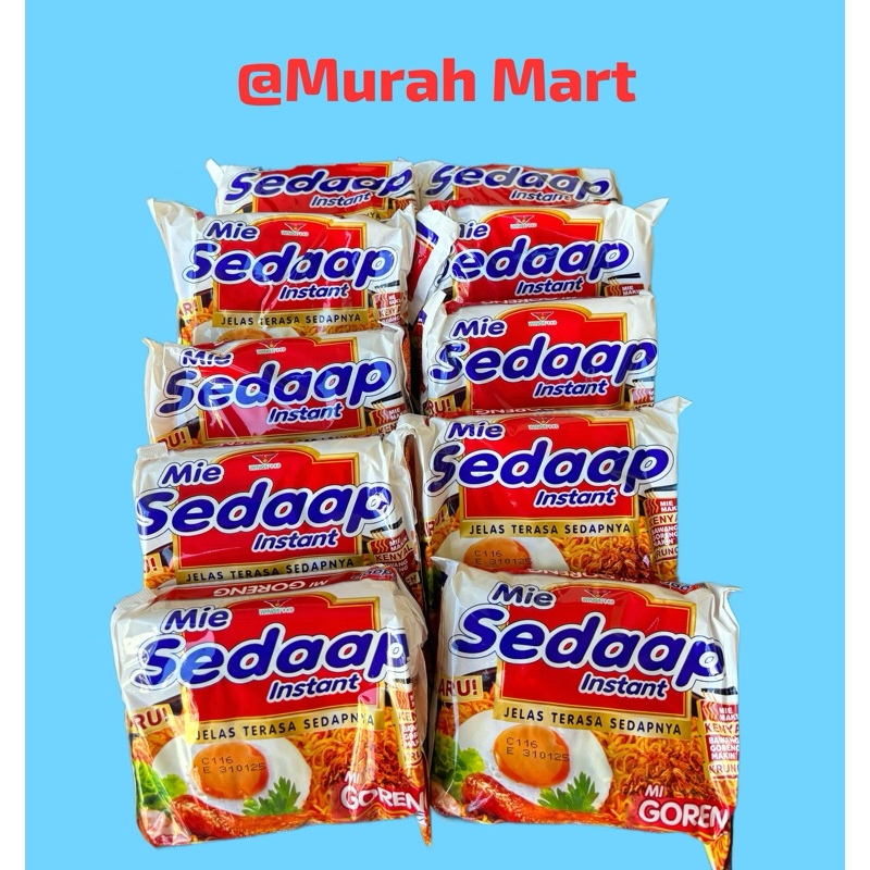 Jual (10 PCS) MIE SEDAAP GORENG | Shopee Indonesia