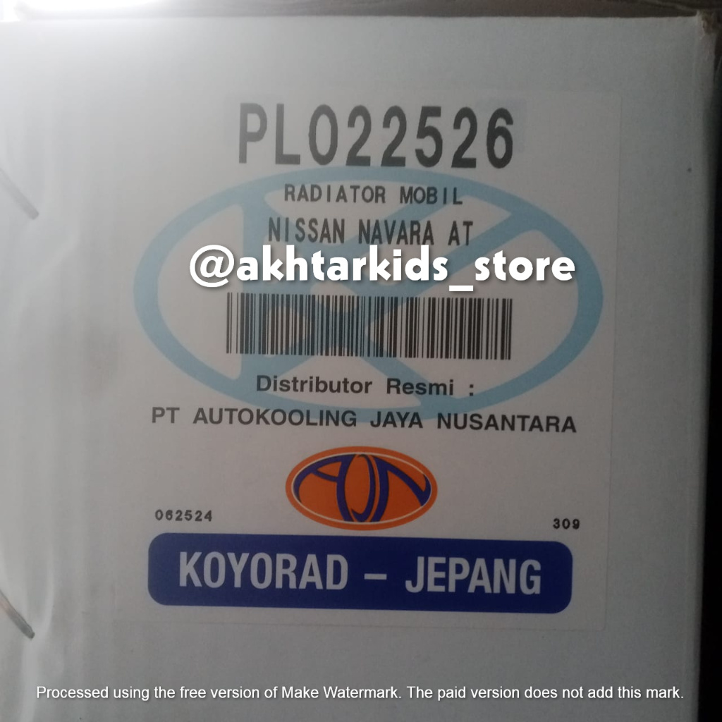 Jual Radiator Nissan Frontier Navara Matic 2500cc Koyorad 3 PLY YD25 ...