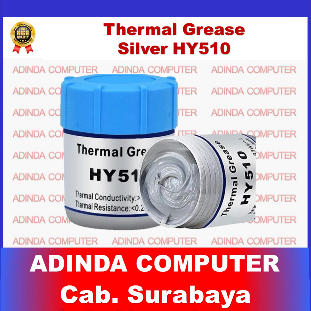 Jual Pasta Processor Thermal Grease Silver Botol HY510 10-25gr | Shopee ...