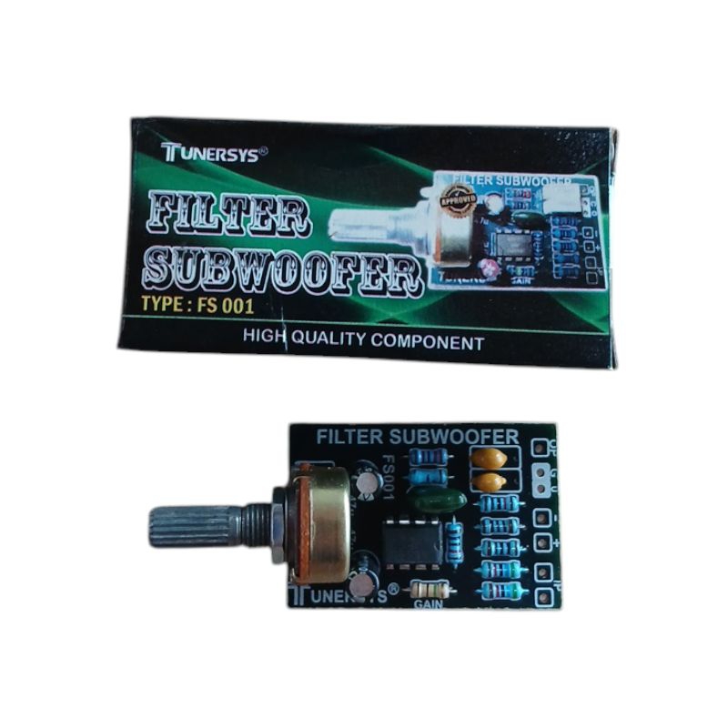 Jual kit filter subwoofer fs-001 tunesys ct | Shopee Indonesia