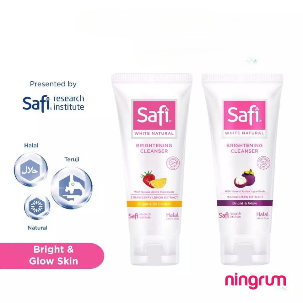 Jual Safi White Natural Cleanser Brightening - face wash - facial foam ...