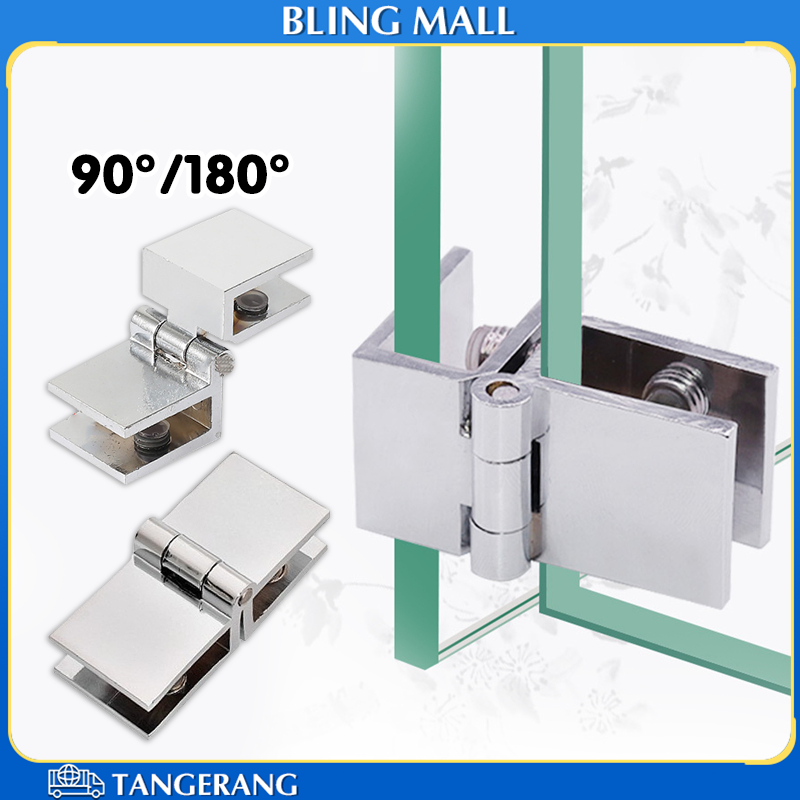 Jual 90°/180° Engsel Kaca Jepit Paduan Seng Engsel Tanam Pintu Kaca ...