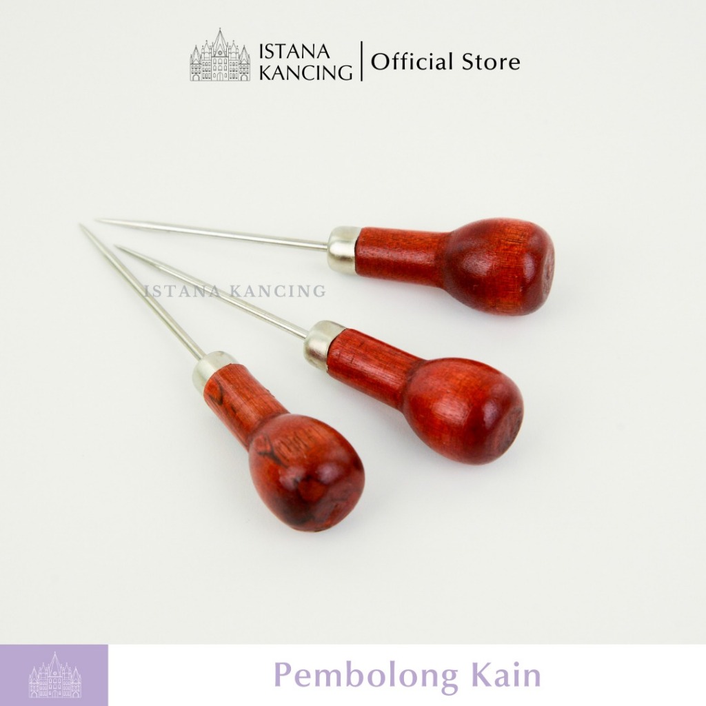 Jual Pembolong Kain / Penanda Kain Gagang Kayu | Istanakancing.id ...