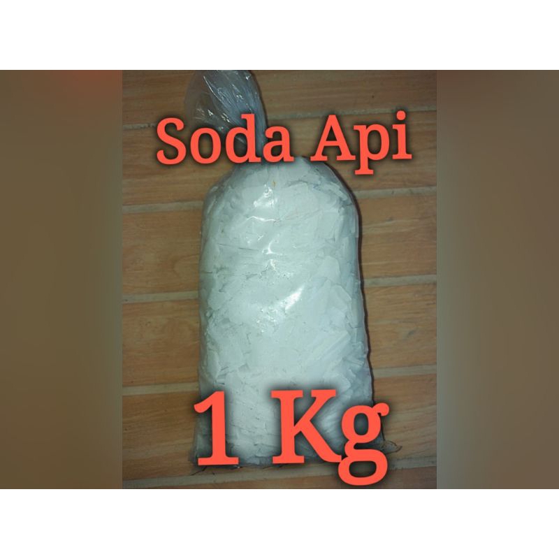 Jual Caustic Soda Flakes 1 Kg / Soda Api Flakes 1 Kg / NaOH 1 Kg / Made ...