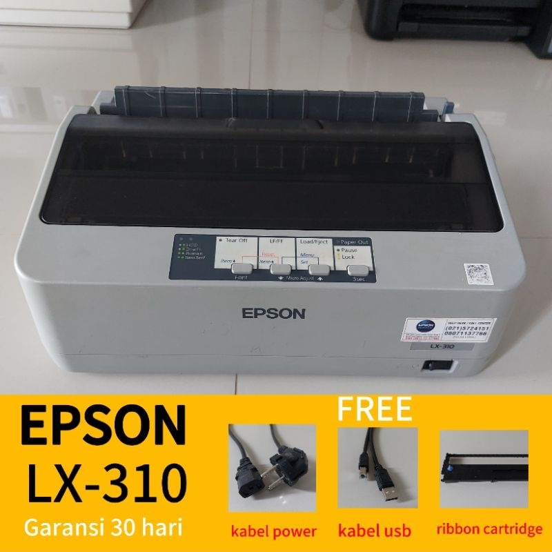Jual Printer Epson LX310 / LX 310 / LX-310 DOT MATRIX (GARANSI 2 BULAN ...