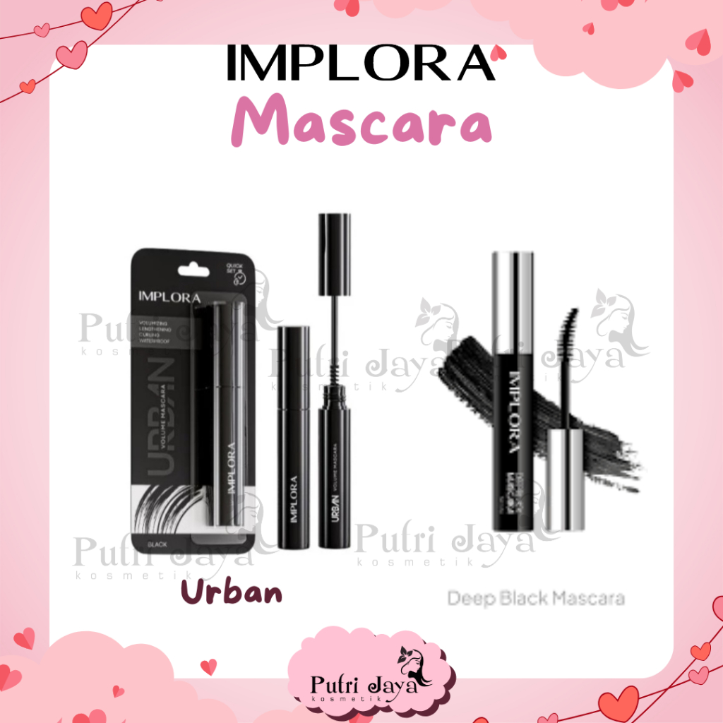 Jual IMPLORA Urban Mascara | Deep Black Mascara | Shopee Indonesia