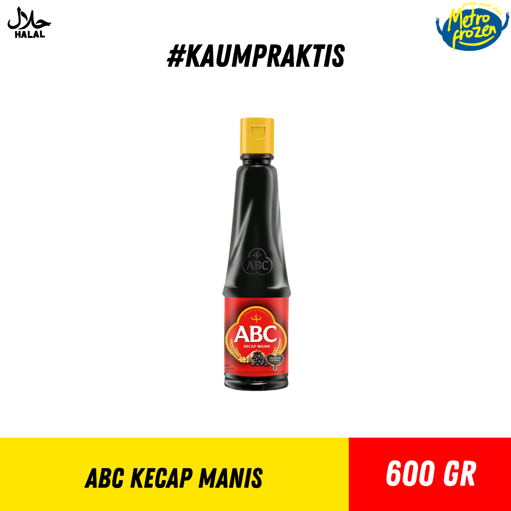 Jual ABC Kecap Manis Pet 600ml //kecap manis abc //kecap manis botol ...