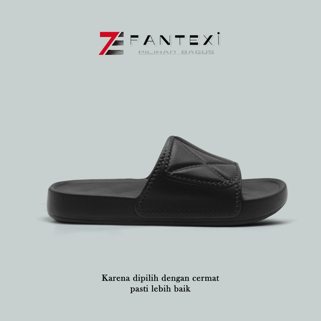 Jual Sandal Selop Pria Polos Elegan SImpel Terlaris | Shopee Indonesia