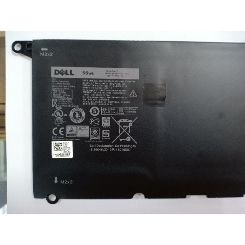 Jual Battery Dell XPS 13 9343 9350 5K9CP JHXPY 90V7W 0N7T6 | Shopee ...