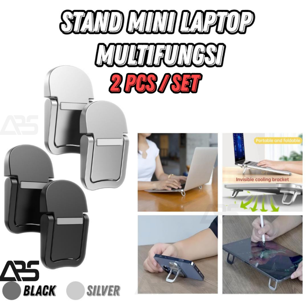 Jual Holder Besi Stand Laptop Multifungsi S127 / Holder laptop anti ...