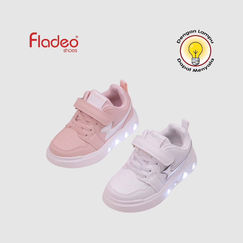 Jual Fladeo B25/KGSS34-1HX/Sepatu Sneakers Lampu LED Anak Perempuan ...