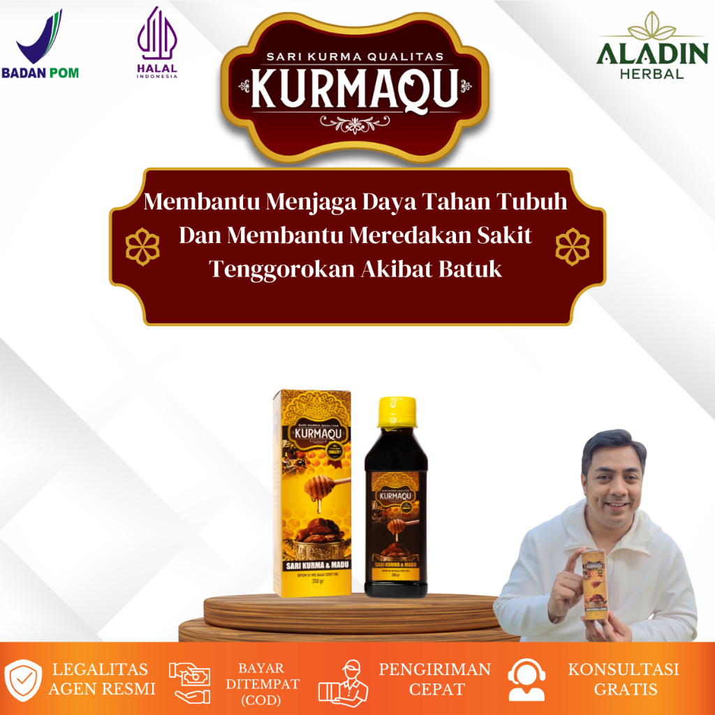 Jual SARI KURMA KURMAQU - Kurma Premium + Madu Asli, Mengurangi Rasa ...