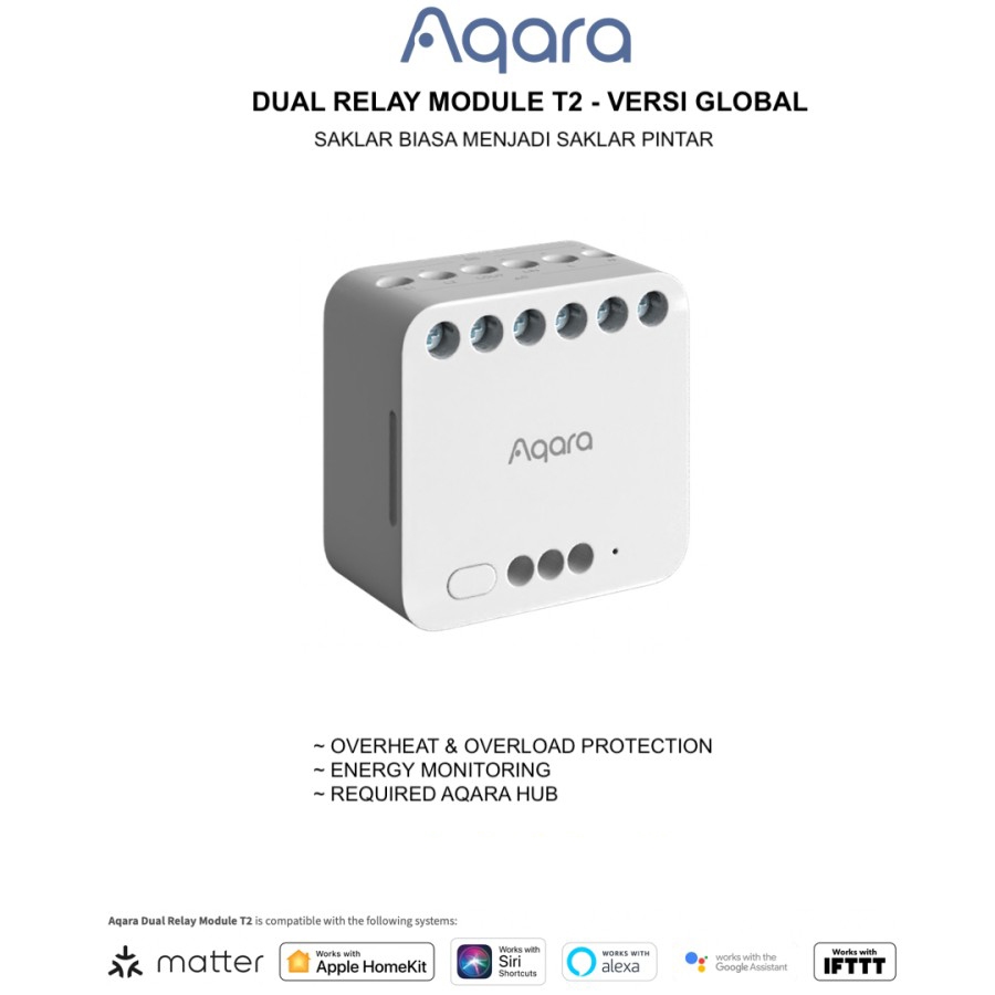 Jual Aqara Dual Relay Module T2 with Neutral versi Global | Shopee ...