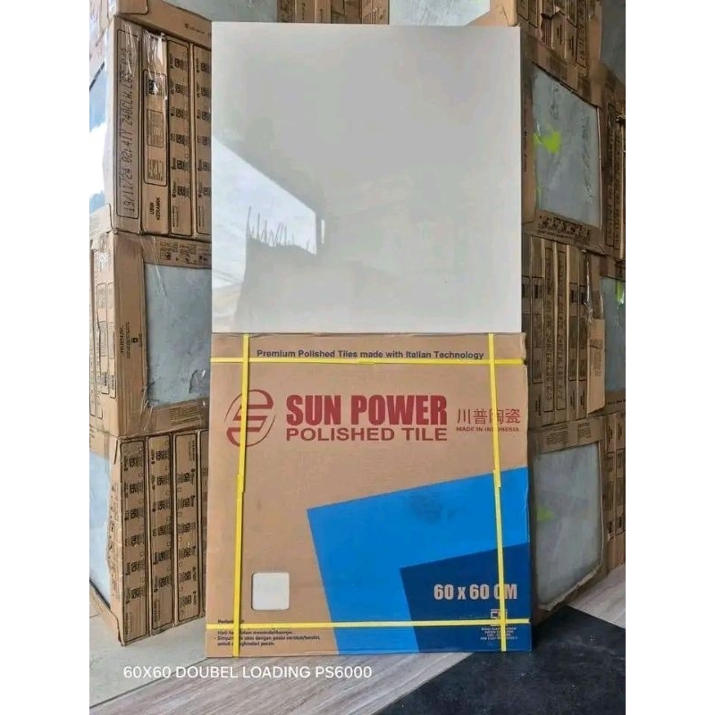 Jual Granit Sunpower 60x60 Cream Polos Glossy Kw1 | Shopee Indonesia