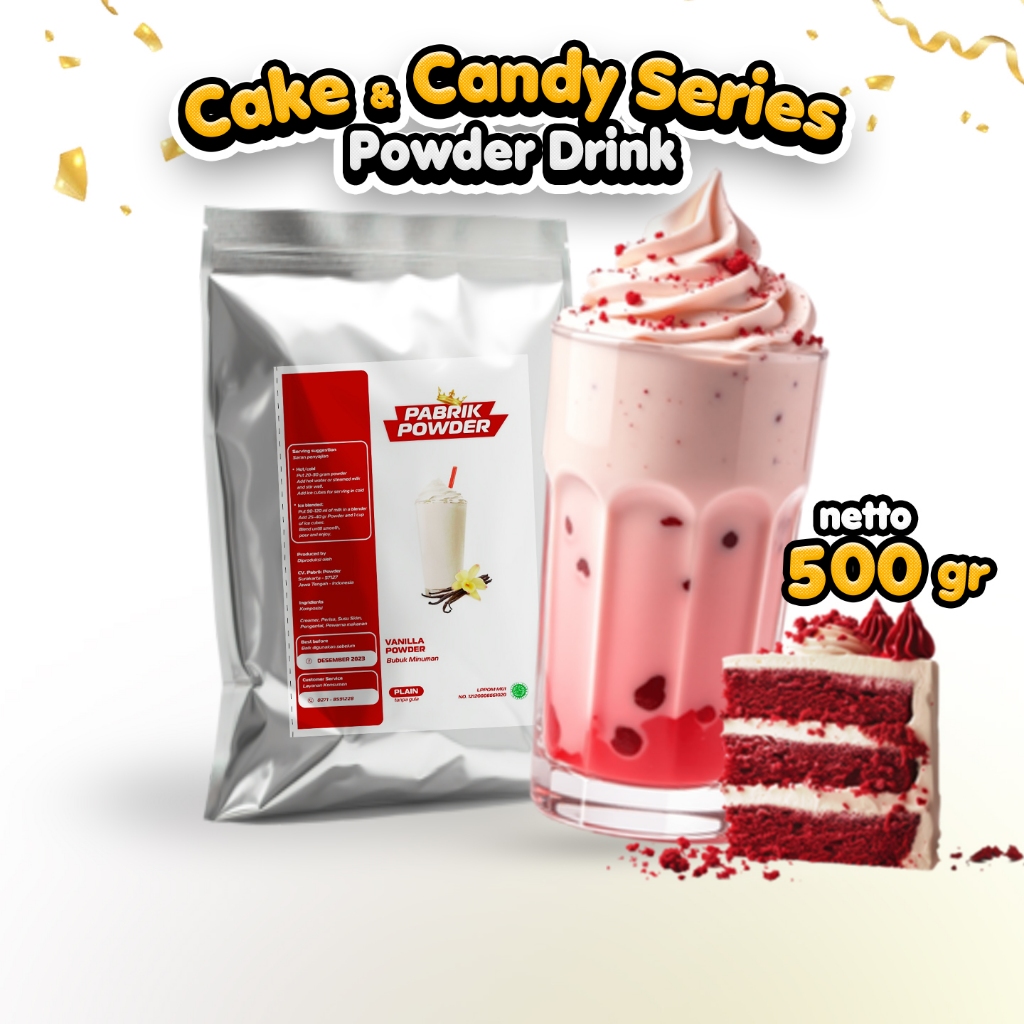 Jual Powder Permen Dan Kue 500 Gram Bubuk Minuman, Powder Drink Cake ...