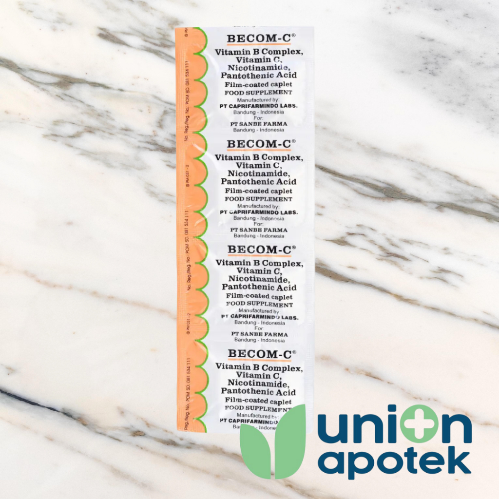 Jual BECOM-C STRIP 10 TABLET | Shopee Indonesia