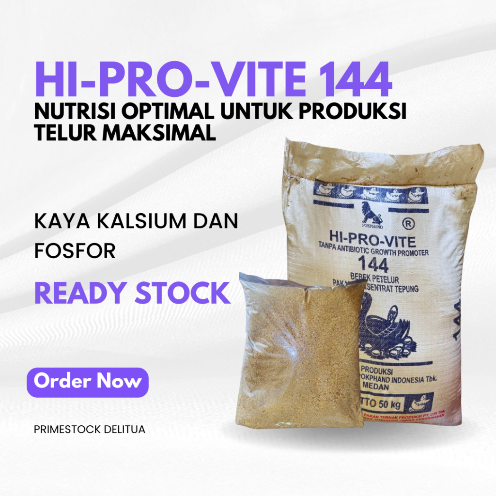 Jual Pakan Konsentrat Itik Bebek Petelur Hi-Pro-Vite 144 Pak Phokpand ...