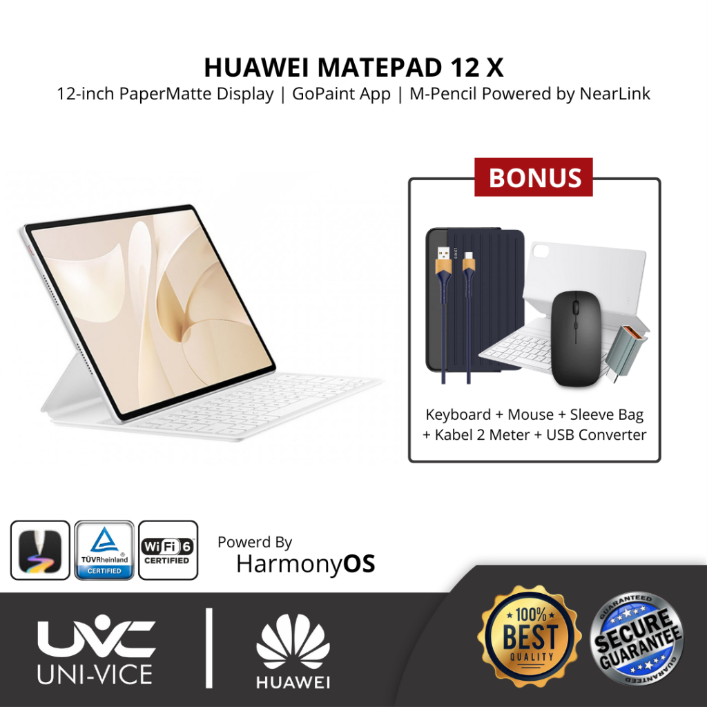 Jual HUAWEI MatePad 12 X Tablet | PC-level WPS Office | PaperMatte ...