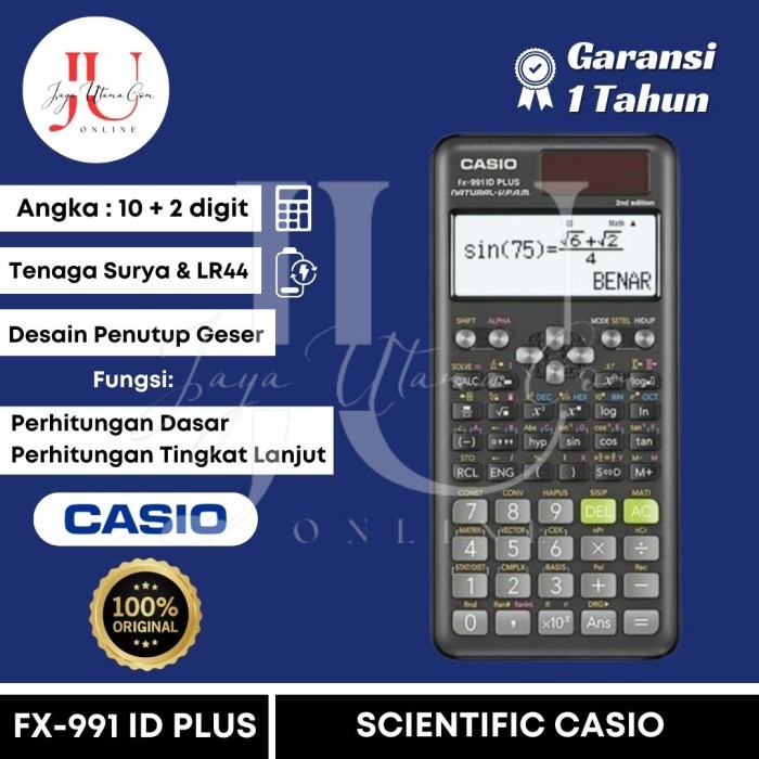 Jual Kalkulator Casio FX 991 ID Plus / FX 991 EX / FX 991 CW | Shopee Indonesia