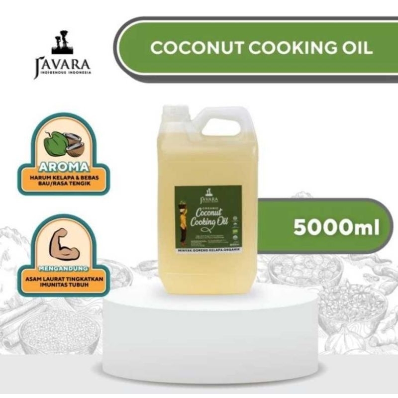 Jual Organic Coconut Cooking Oil/Minyak Kelapa Organik 5 liter | Javara ...