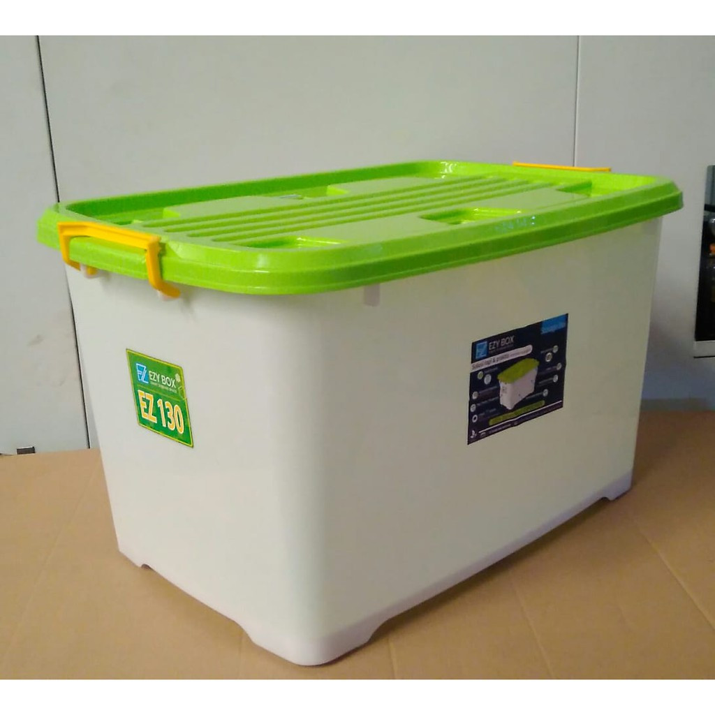 Jual Box Container EZY CB 130 Liter Roda Kotak Real Kontainer Plastik ...