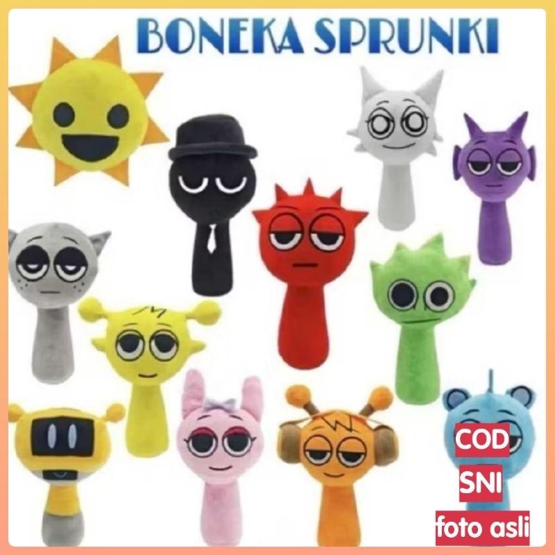 Jual Mainan Boneka Sprunki Incredibox Rhythm Box New Horor Game Ukuran ...
