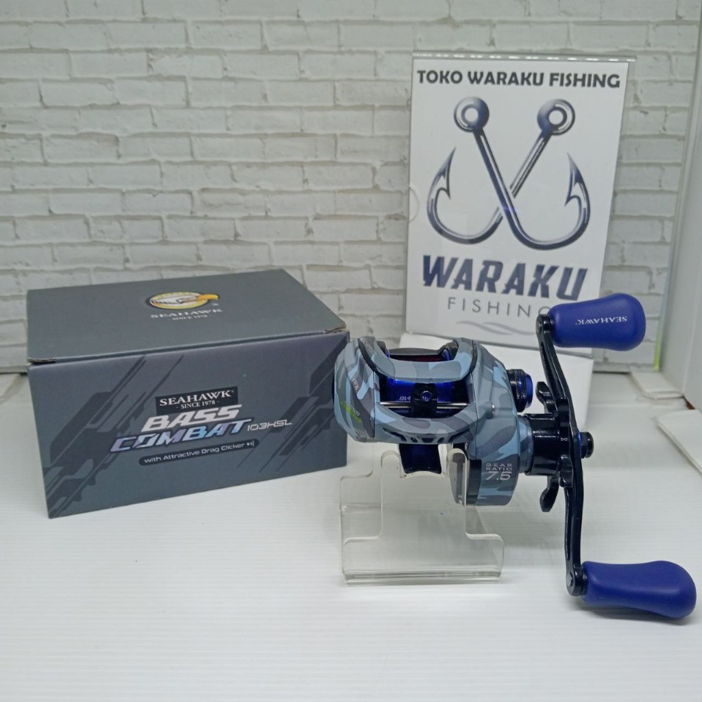 Jual Reel BC SEAHAWK BASS COMBAT 103HSL | Shopee Indonesia