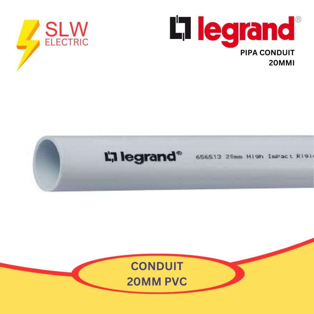 Jual LEGRAND PIPA CONDUIT 20MM PUTIH PIPA LISTRIK PVC | Shopee Indonesia