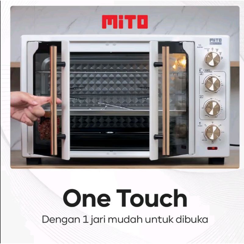 Jual Mito Oven Fantasy Double Door MO300 Kapasitas Besar 33 Liter Open ...