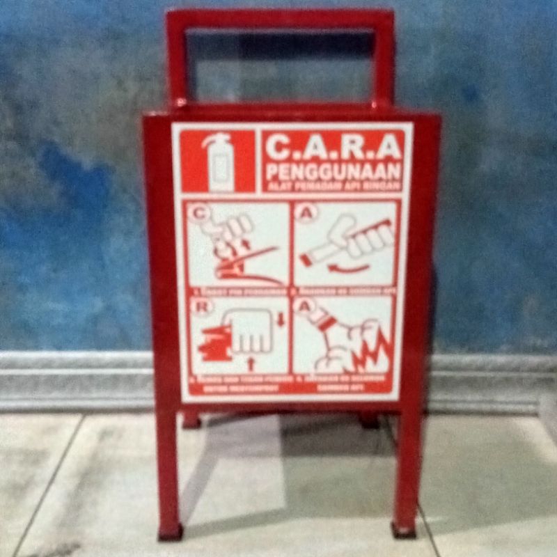 Jual Tempat Dudukan Apar 3-9 kg Rak Besi Tatakan Tabung Pemadam ...