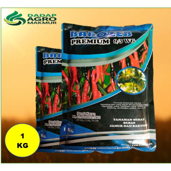 Jual BAROZEB PREMIUM 9/5 WG 1 KG | Fungisida Mancozeb plus Cu 5%, S 7% ...