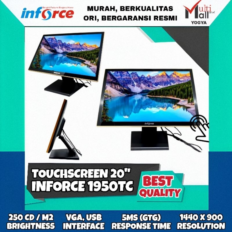 Jual Inforce Monitor 1950TC 19.5" 20" Touchscreen | Shopee Indonesia