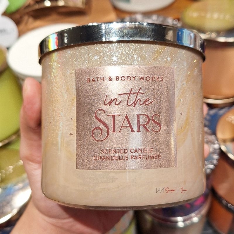 Jual Bath Body Works BBW Scented 3 wicks In The Stars / Perfect In Pink ...