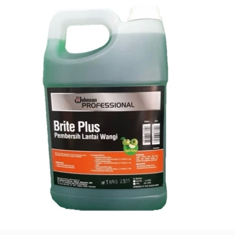 Jual SC Johnson - Floor Cleaner (Brite Plus) 4L | Shopee Indonesia