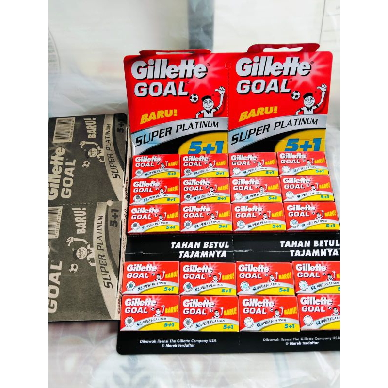 Jual Gillette Goal 5+1(SATU PAPAN 20 Kotak) | Shopee Indonesia