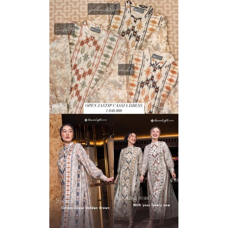 Jual Cassia Dress S HL ( Heaven Lights ) | Shopee Indonesia