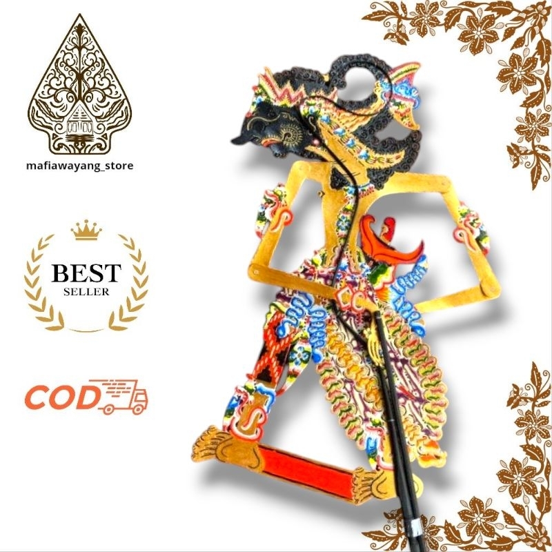 Jual Wayang Kulit Asli Antareja/Ontorejo -+ 60cm Brom Emas Kualitas ...