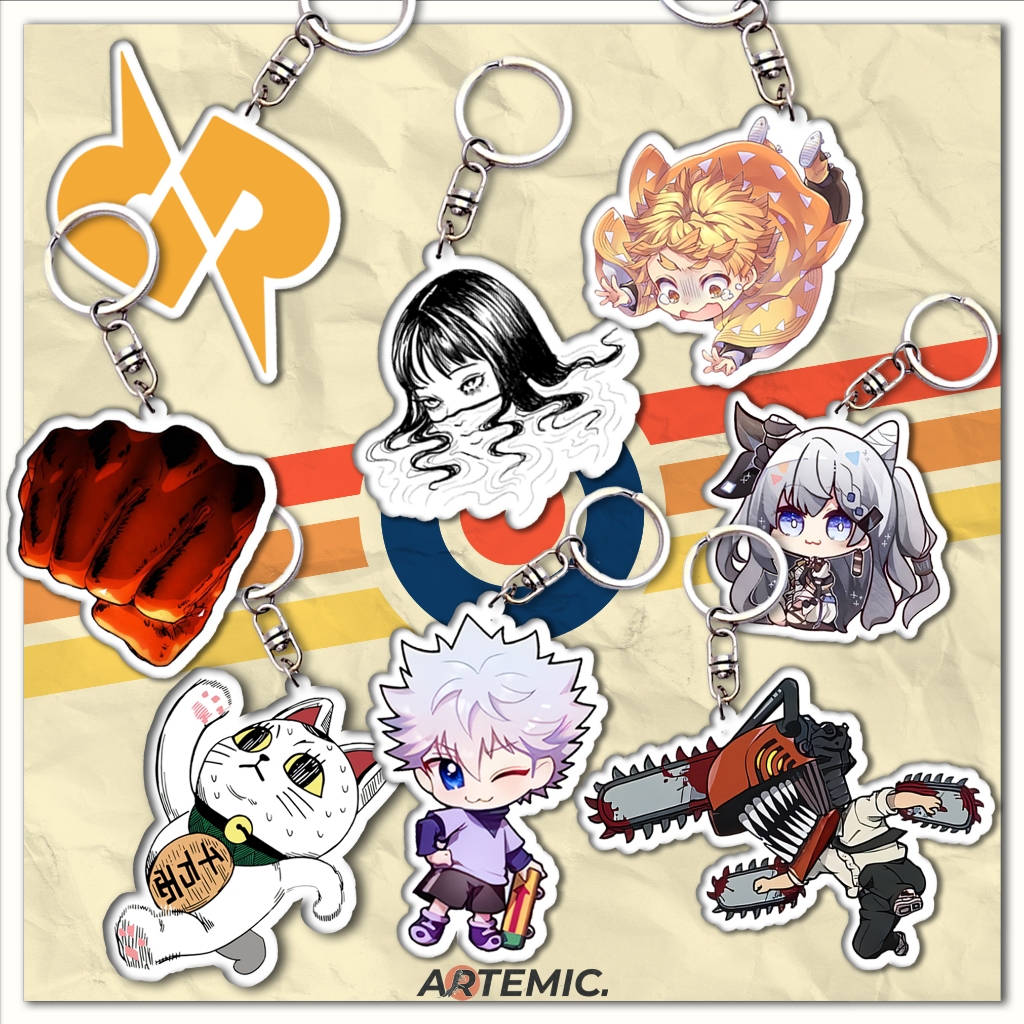 Jual Custom Keychain Akrilik 2sisi | Ganci Aesthetic | Shopee Indonesia