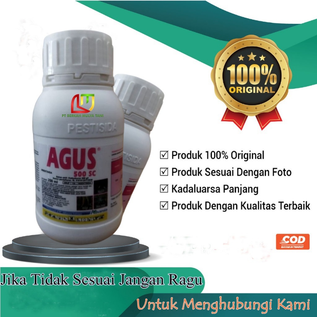 Jual Insektisida Akarisida Agus 500 sc 250 ml Pembasmi Hama Serangga ...