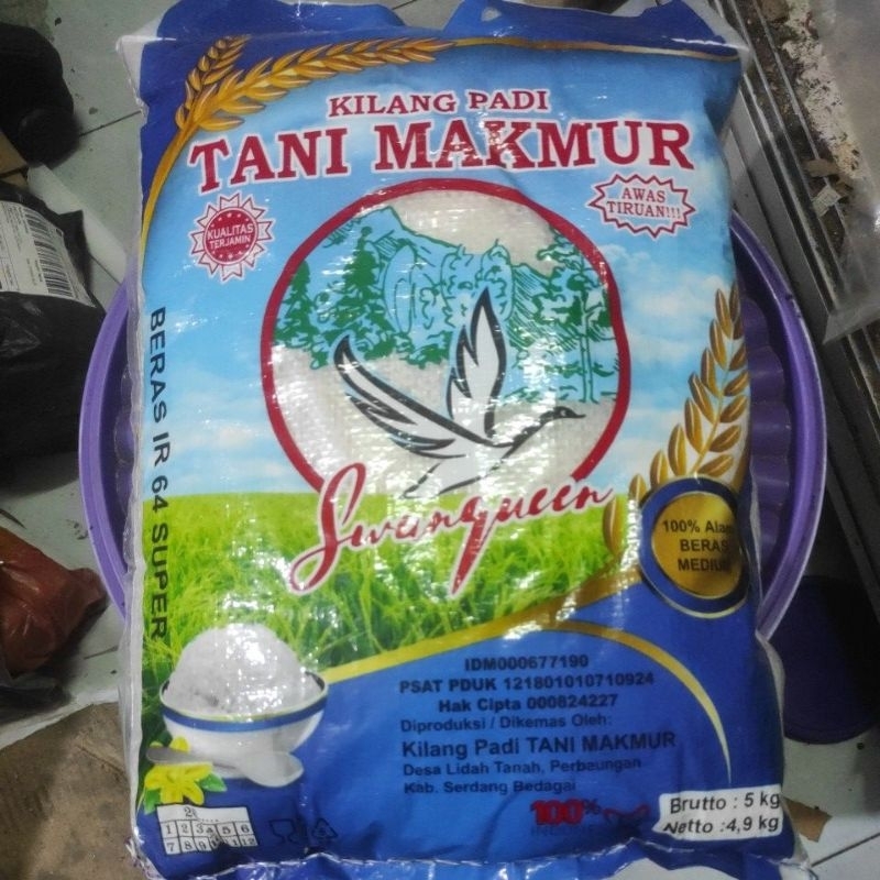 Jual Beras Tani Makmur cap Swan Queen [5 KG] | Shopee Indonesia