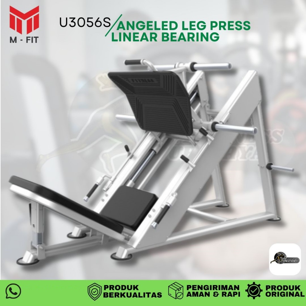 Jual Alat Fitness Komersil Angled Leg Press Linear Bearing-Surabaya ...