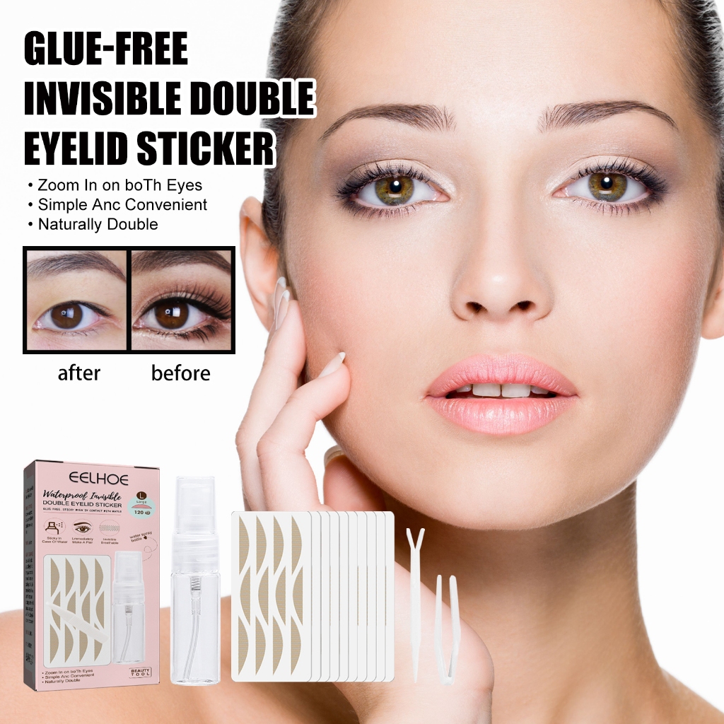 Jual Eelhoe Lace Traceless Double Eyelid Patch Natural Traceless Non ...