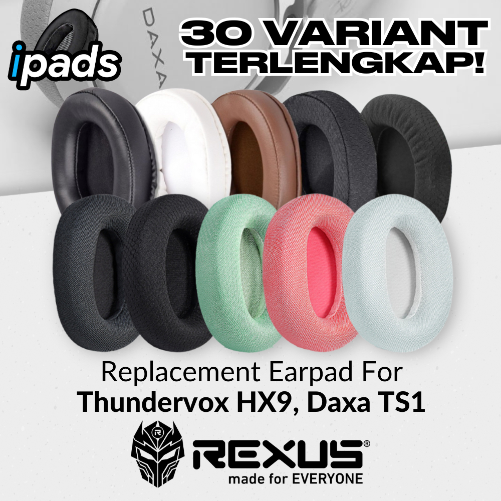 Jual Earcup/Earpad/Ear Cushion Rexus Thundervox HX9 Daxa TS1 Busa Foam ...