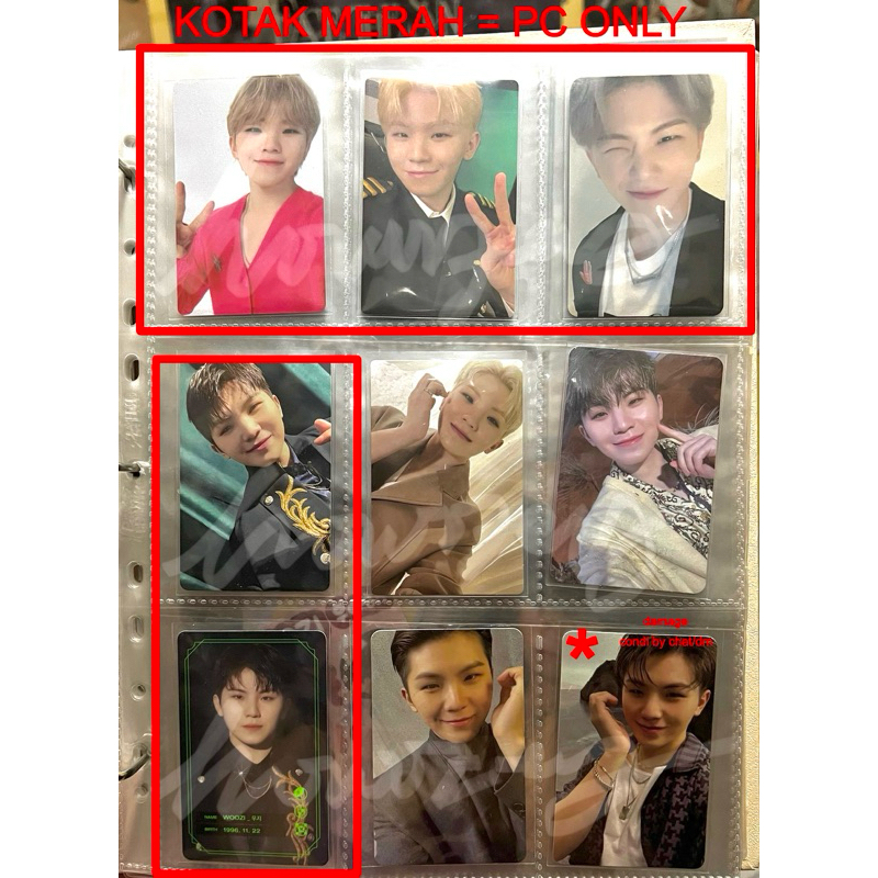 Jual baca deskripsi — PC Photocard woozi wooahae sg22 sg20 pilot memkit ...