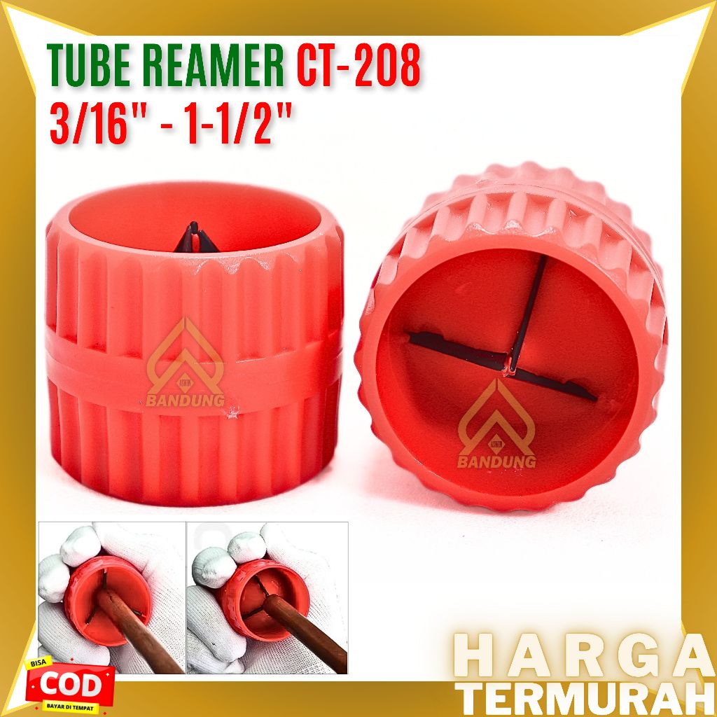Jual REAMER / RIMER PIPA TEMBAGA AC / REMER FLARING CT208 3/16" - 1.1/4 ...