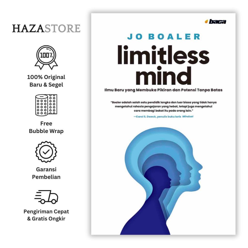 Jual Buku Limitless Mind - Jo Boaler - Penerbit Baca 100% Original | Shopee Indonesia