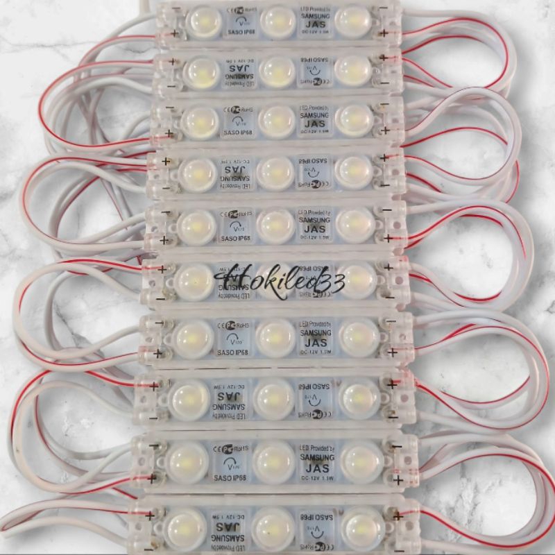 Jual LED Module samsung saso Jas 2835 Putih(1.5W 12V) | Shopee Indonesia